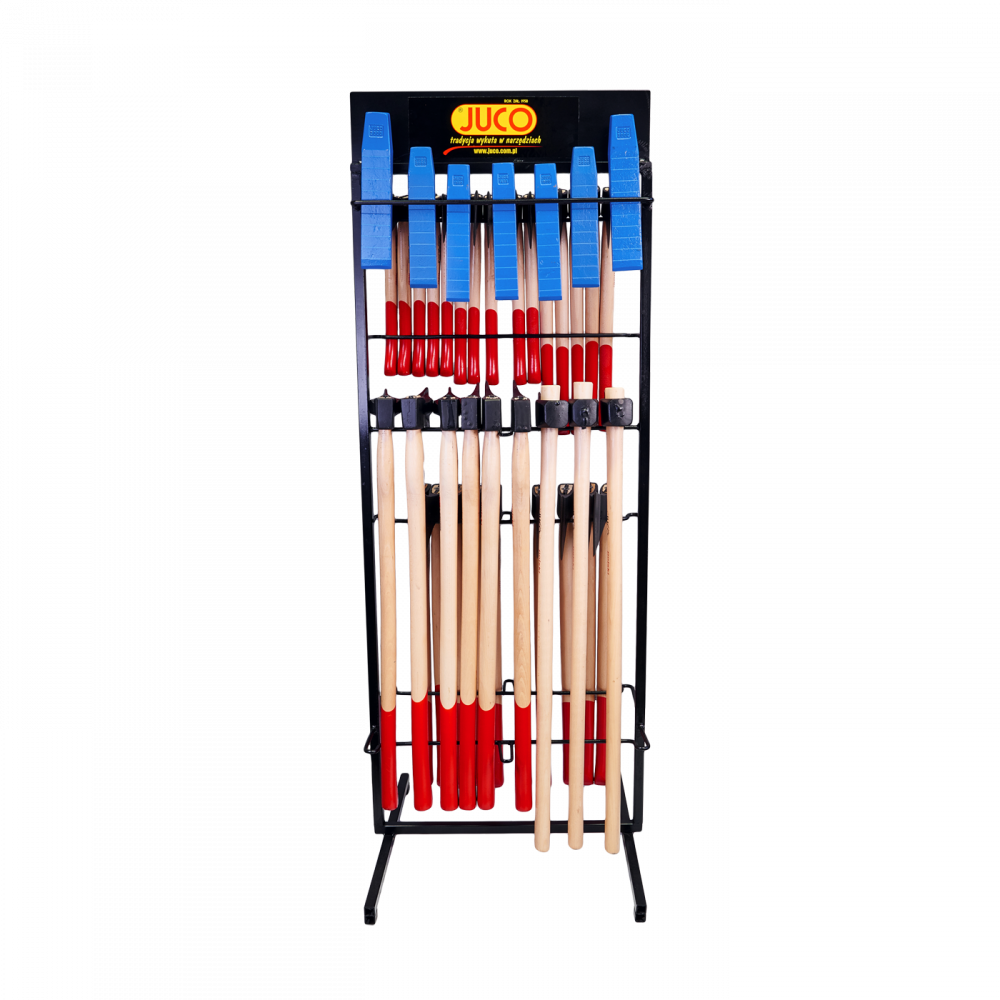 Set of axes with a double-sided rack – Juco