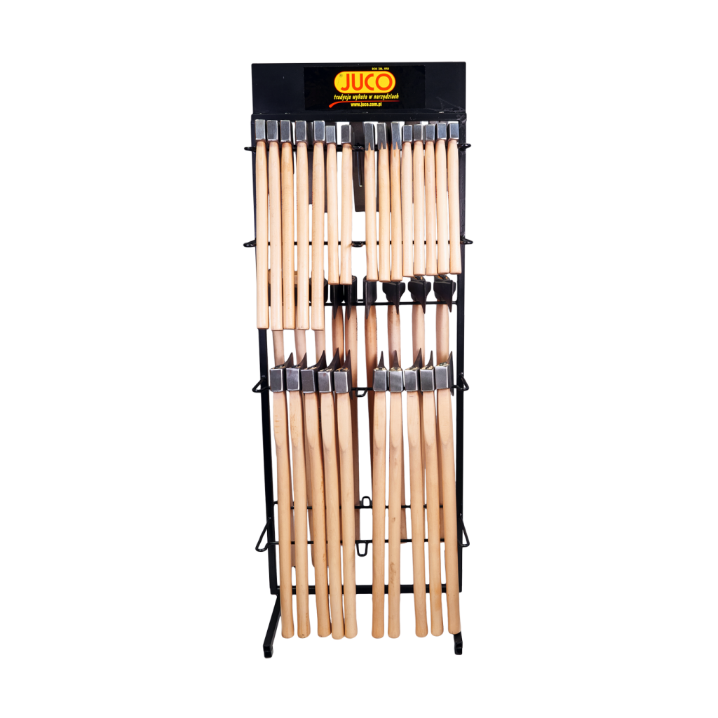 Set of axes with a double-sided rack – Juco