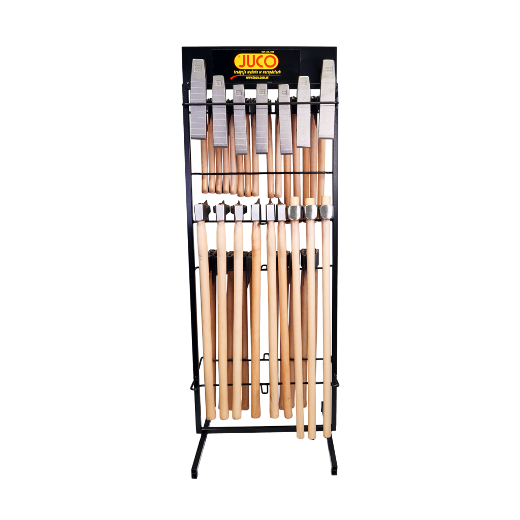 Set of axes with a double-sided rack – Juco